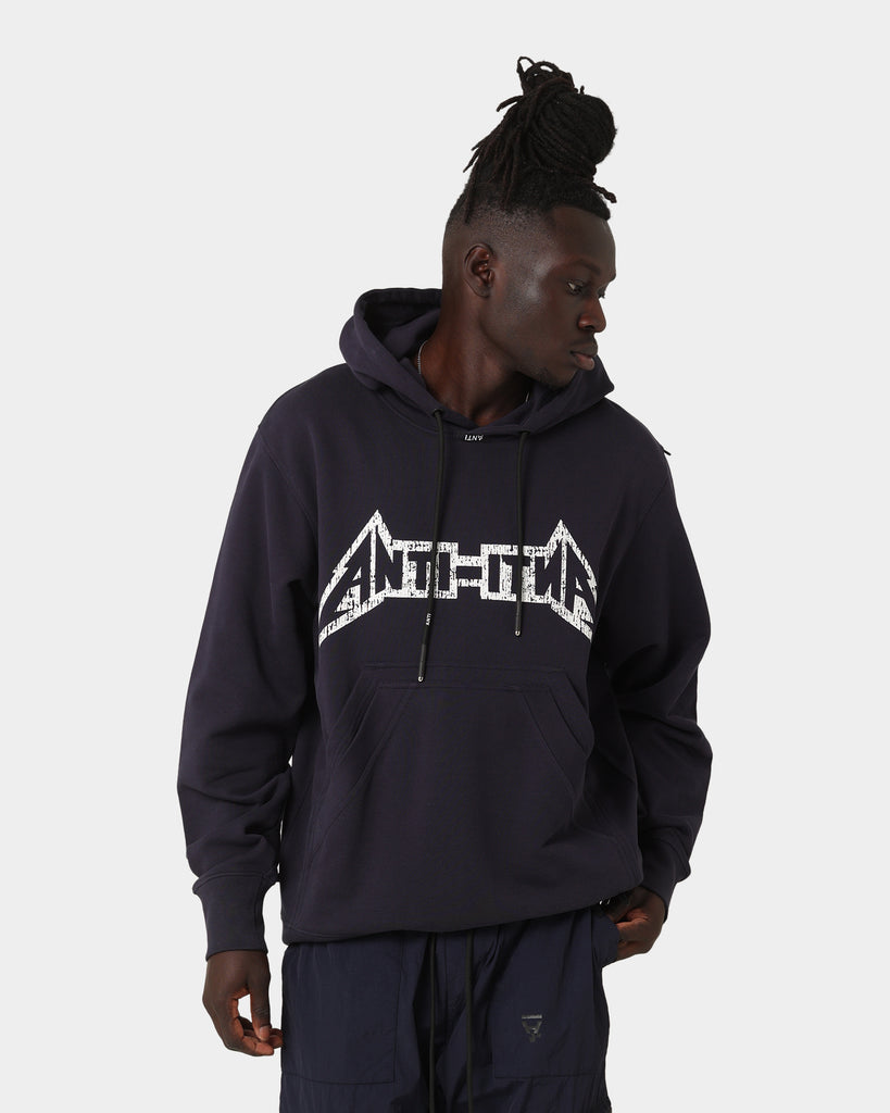 The Anti Order Heavy Metal Hoodie Dark Navy | Culture Kings NZ