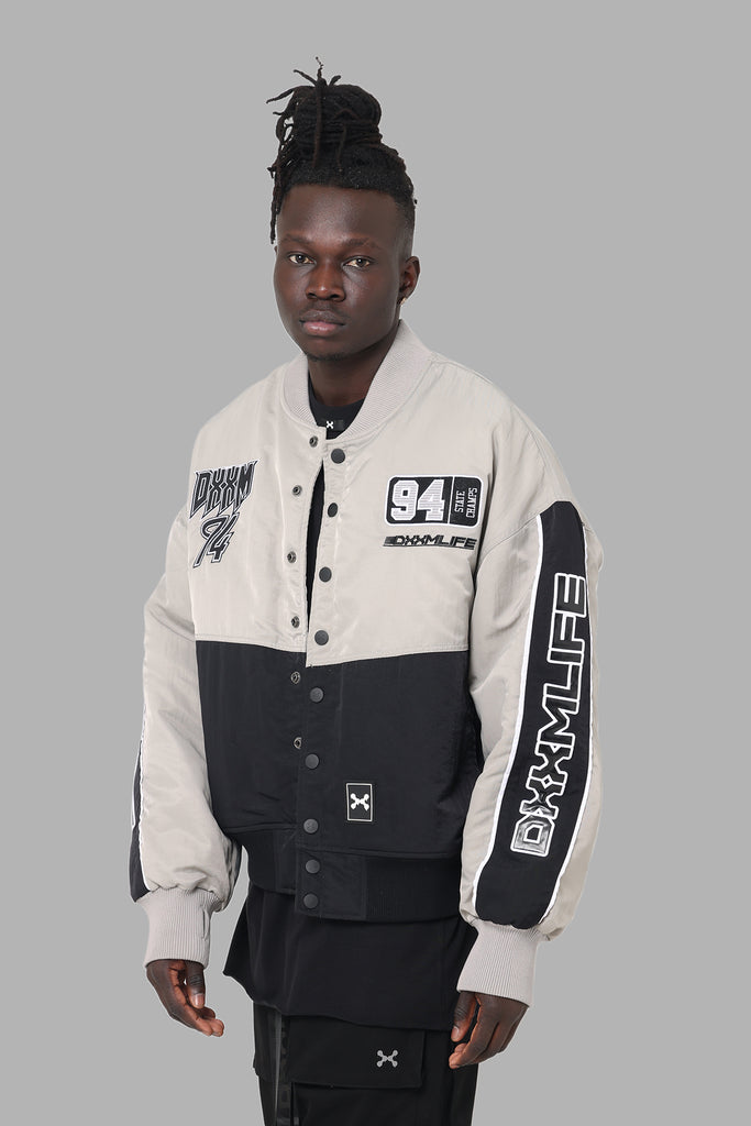 DXXMLife L-5 DXXM Racing Jacket Grey/Black | Culture Kings NZ