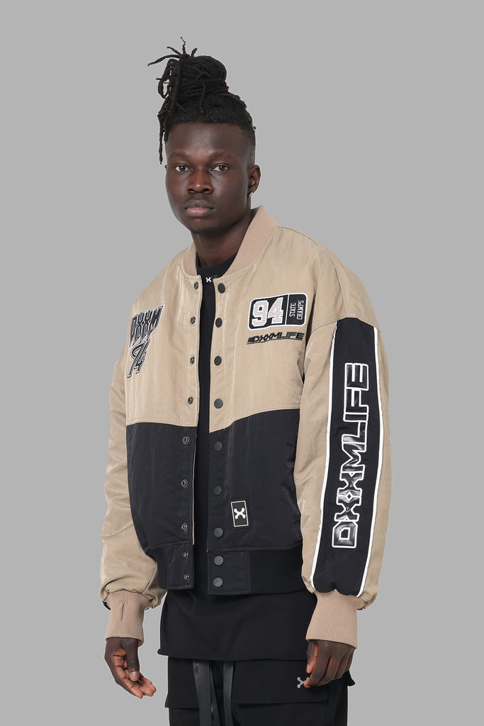DXXMLife L-5 DXXM Racing Jacket Brown/Red | Culture Kings NZ