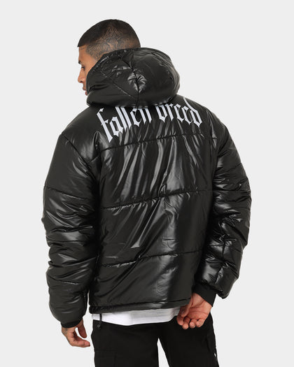Fallen Breed Logo Puffer Jacket Black | Culture Kings NZ