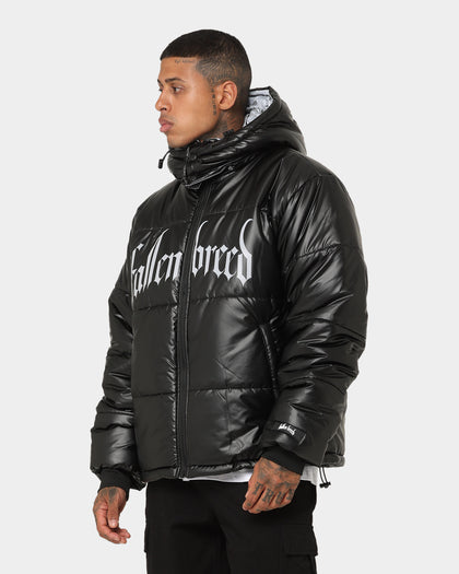 Fallen Breed Logo Puffer Jacket Black | Culture Kings NZ