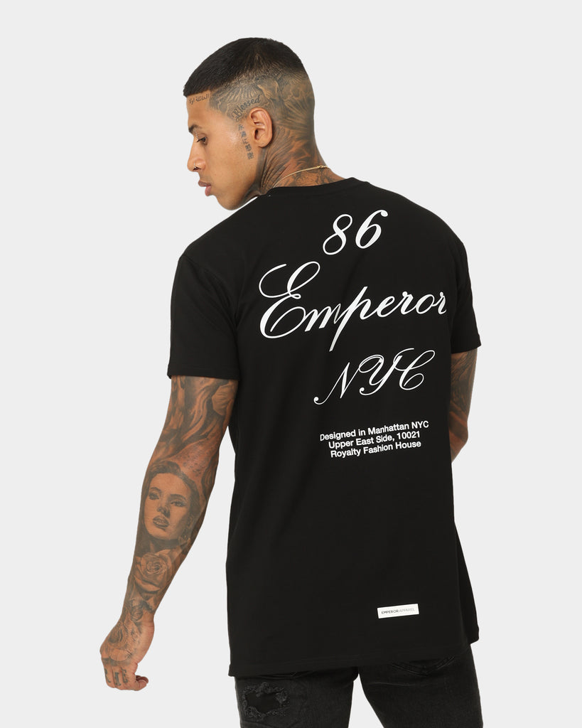 Emperor Apparel The Script T-Shirt Black | Culture Kings NZ