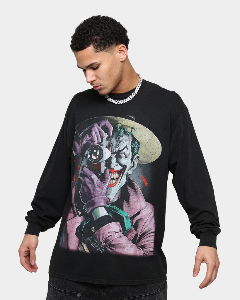 Goat Crew The Killing Joke Long Sleeve Vintage T-Shirt Black Wash ...