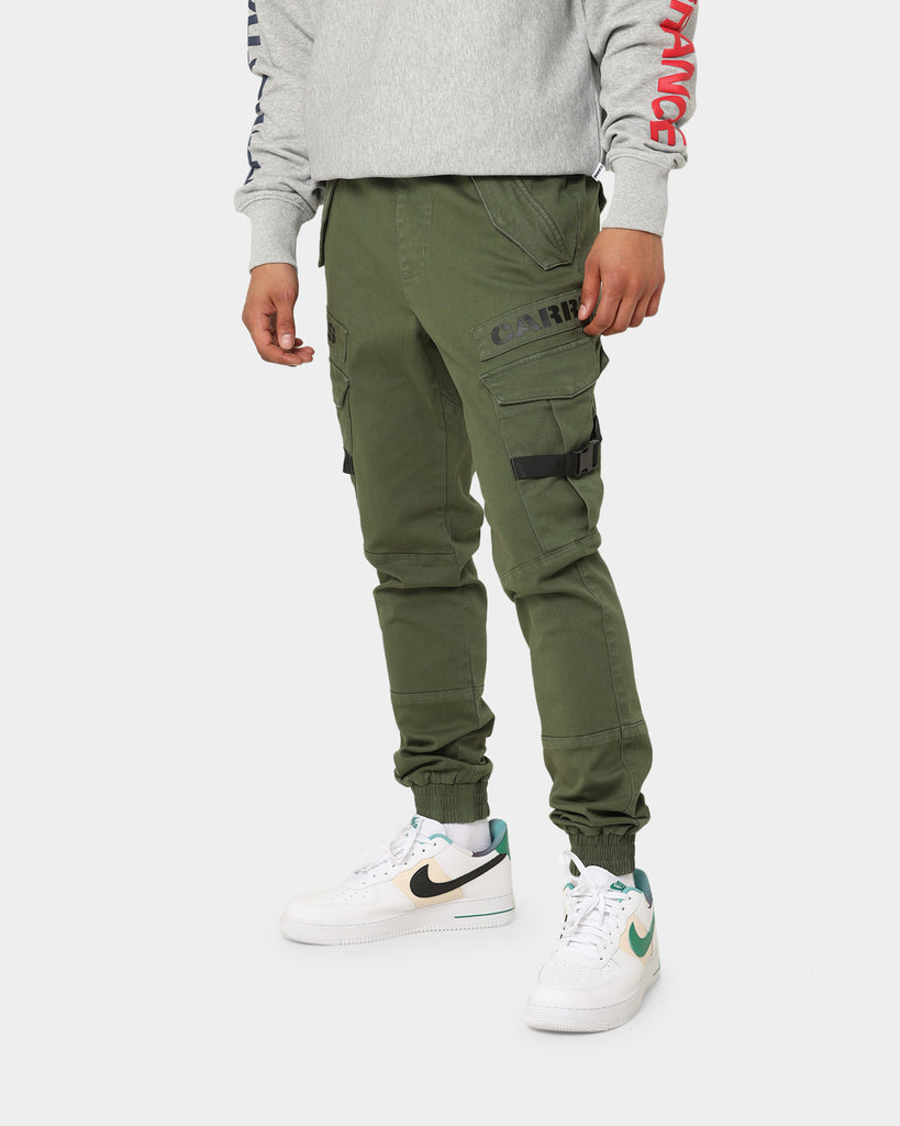 Carre Transition Cargo Joggers Washed Green | Culture Kings NZ