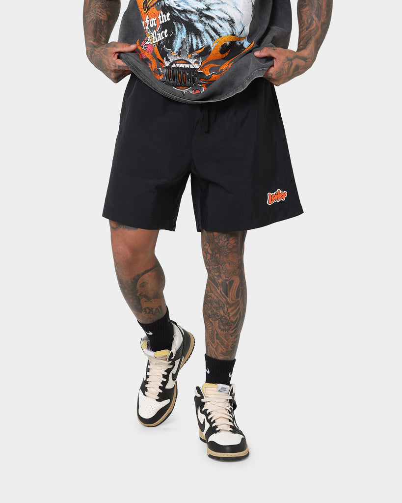 Loiter Inferno Beach Shorts Black/Black | Culture Kings NZ