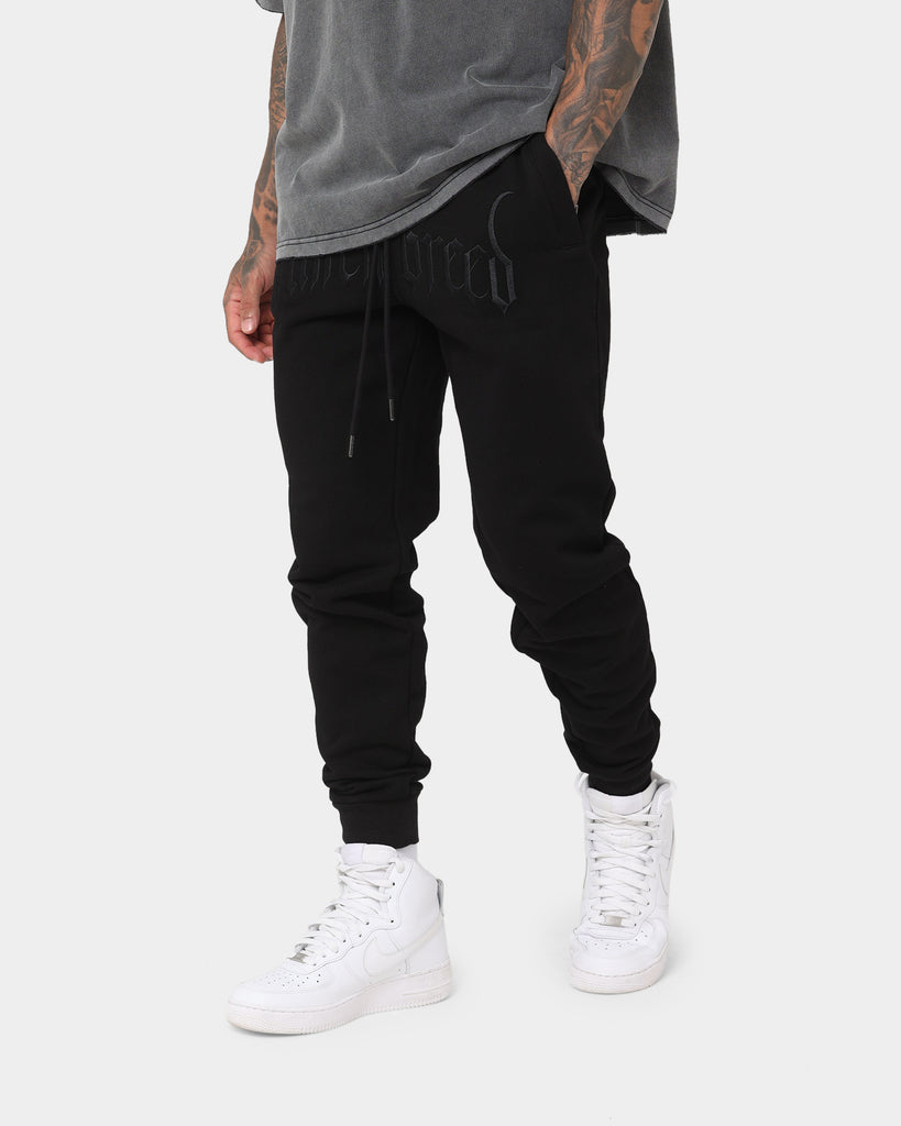 Fallen Breed Logo Sweatpants Black | Culture Kings NZ