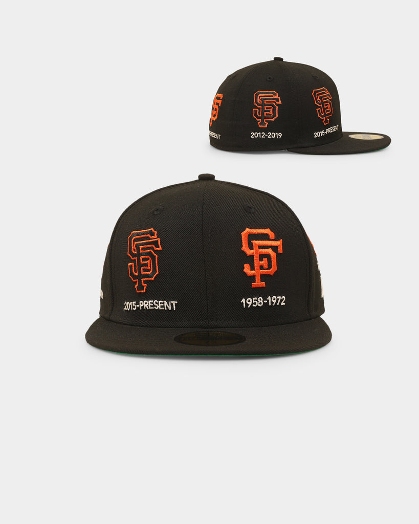 New Era San Francisco Giants 'Logo Evolution' 59FIFTY Fitted Black ...