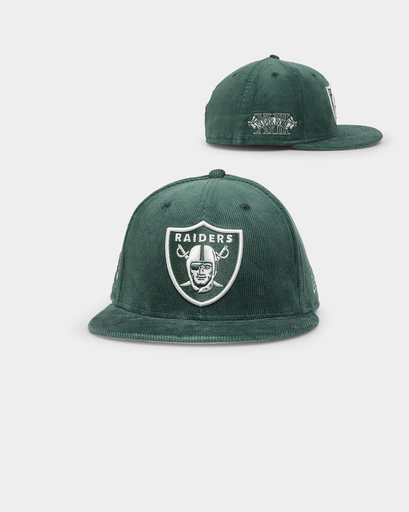 New Era Oakland Raiders 'Classic Corduroy' 59FIFTY Fitted Dark Green ...