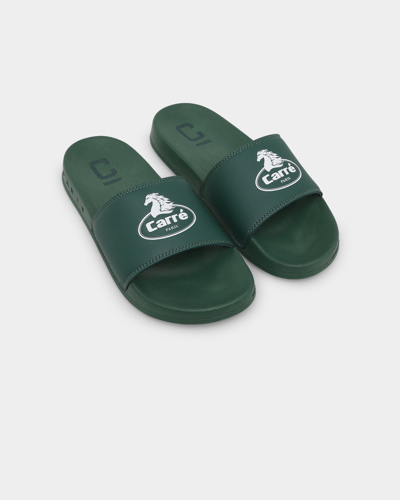 Carré Gasoline Slides Green | Culture Kings NZ