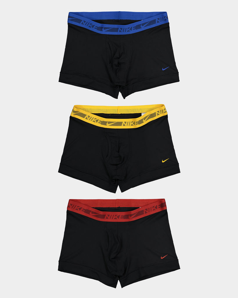 Nike Dri-FIT Ultra Stretch Micro Trunk 3 Pack Black/Multi-Coloured ...